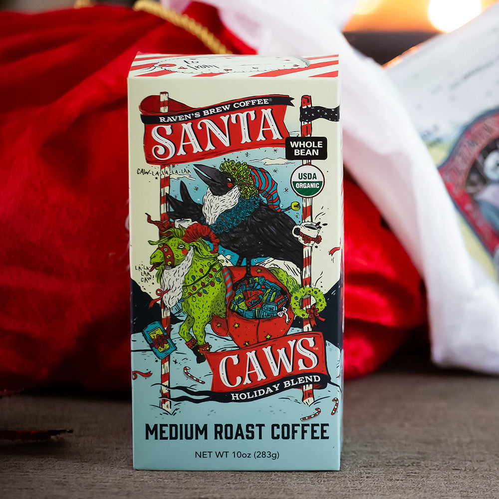 Santa Caws™ Coffee – Raven's Brew Coffee, Inc.