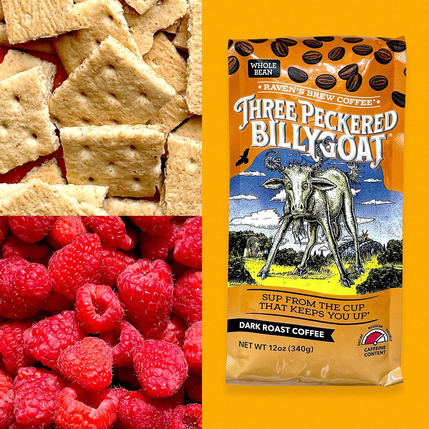 Three Peckered Billy Goat® Coffee – Raven's Brew Coffee, Inc.