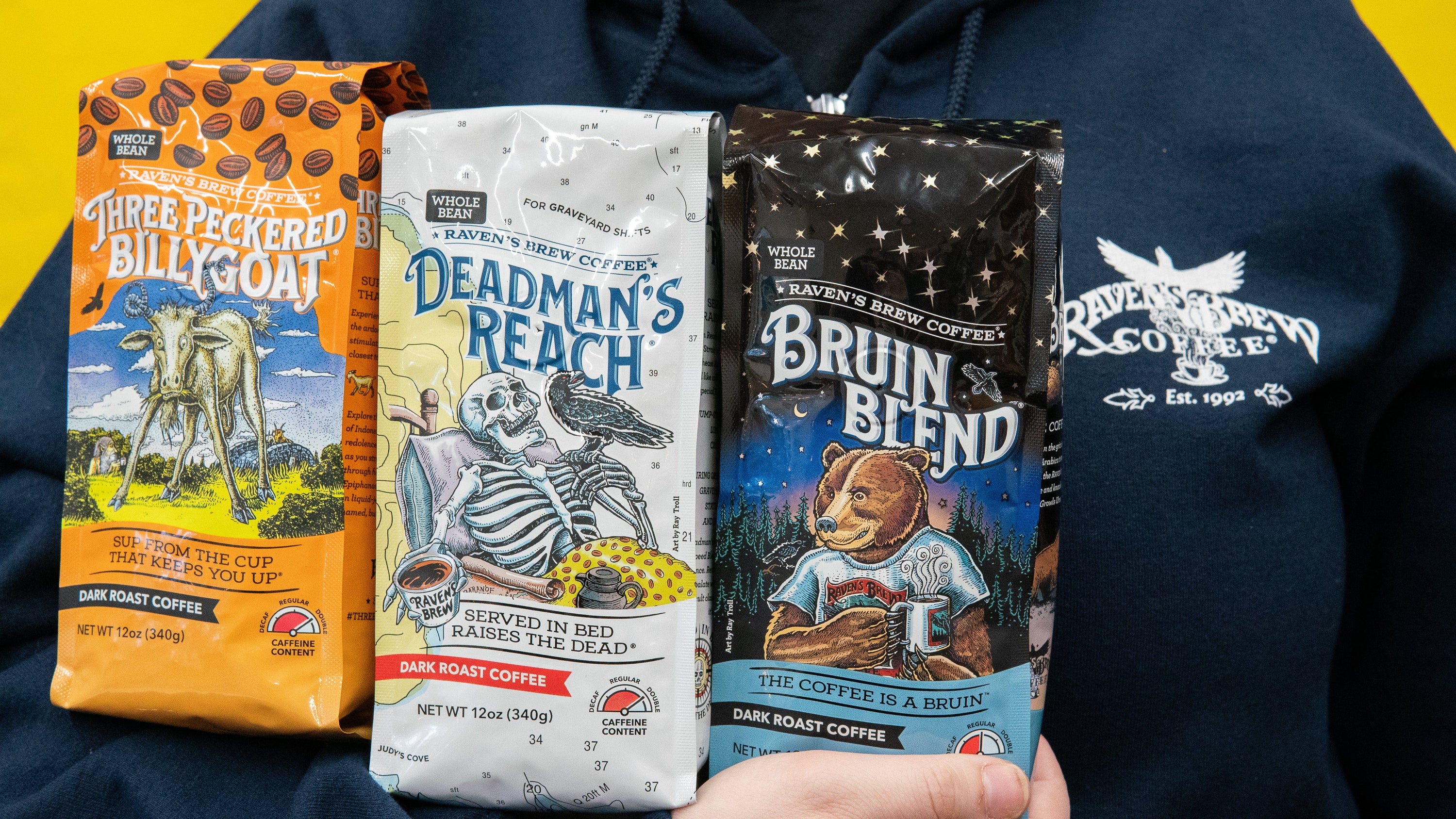 Three Peckered Billy Goat® Coffee – Raven's Brew Coffee, Inc.