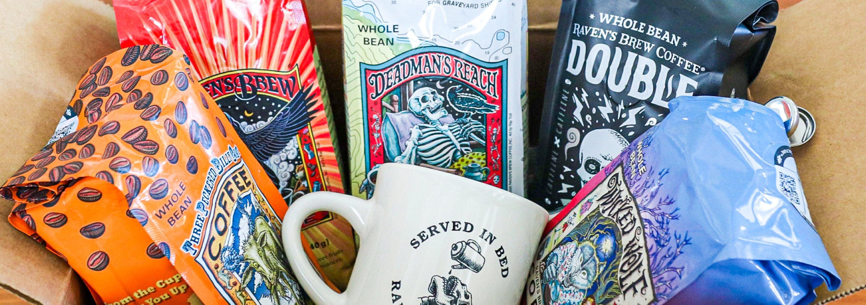 Three Peckered Billy Goat® Coffee & Gear – Raven's Brew Coffee, Inc.