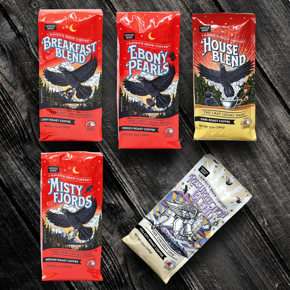Raven's Brew Coffee® - The Pantheon of Liquid Bliss – Raven's Brew ...